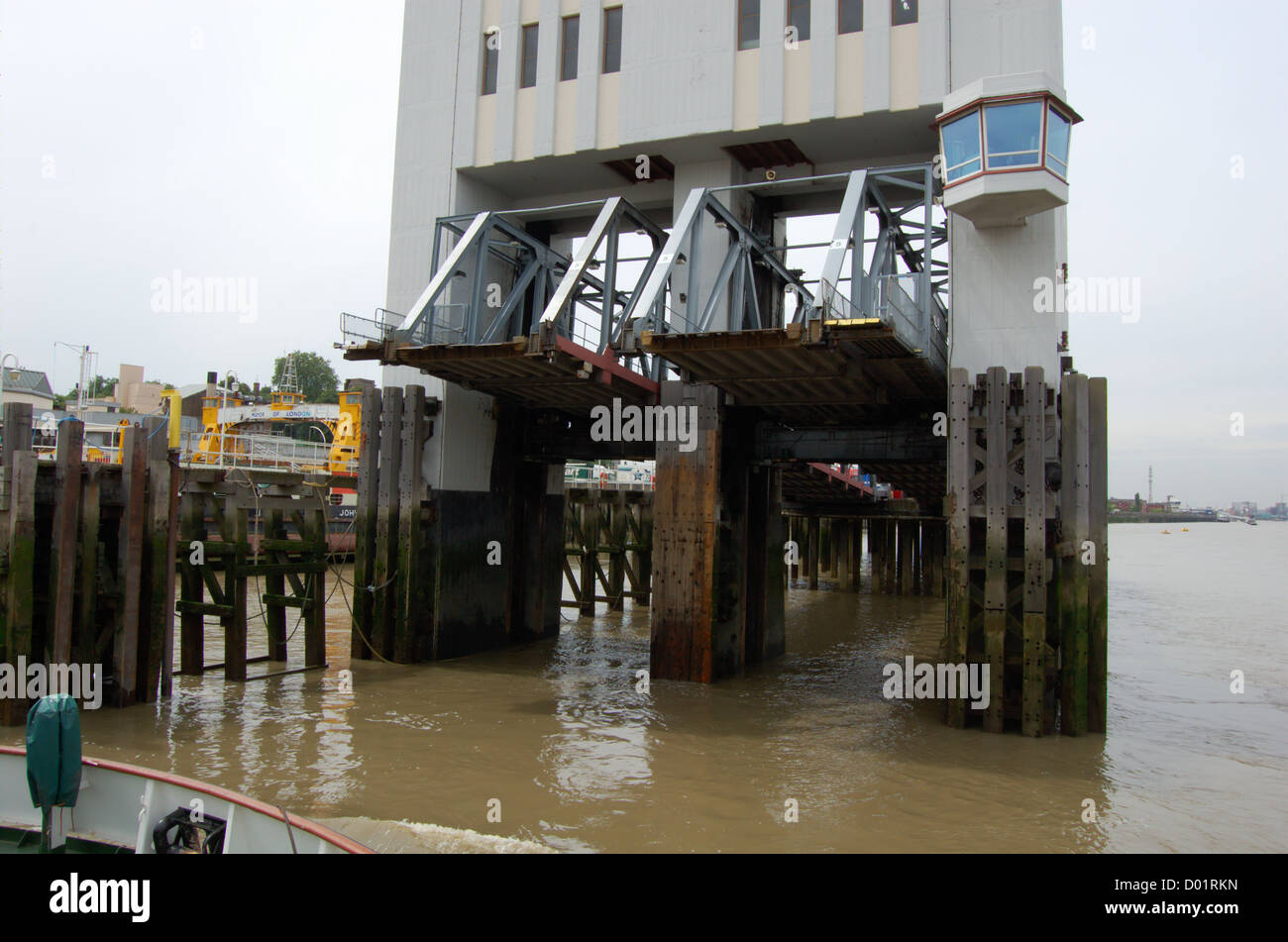 Woolwich ferry pier hi-res stock photography and images - Alamy