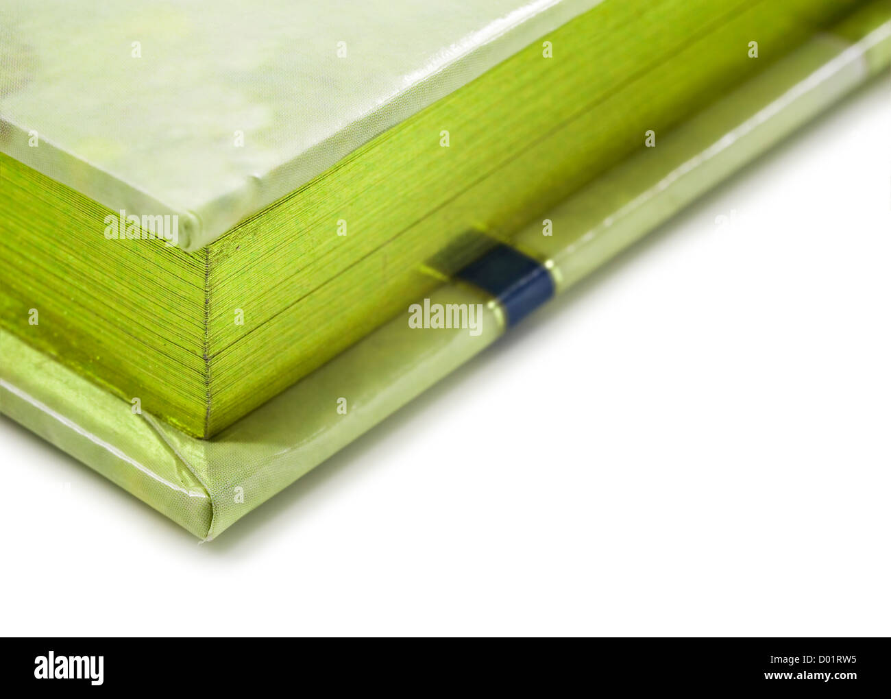 Close up of a green colored journal Stock Photo - Alamy