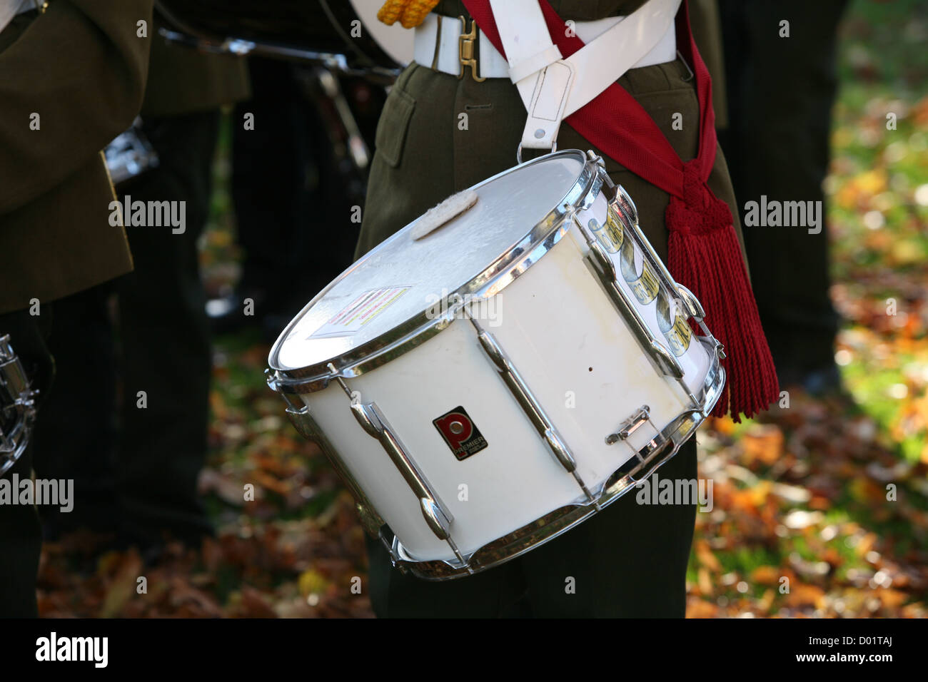 loughborough cadets marching band on remembrance Sunday Stock Photo - Alamy