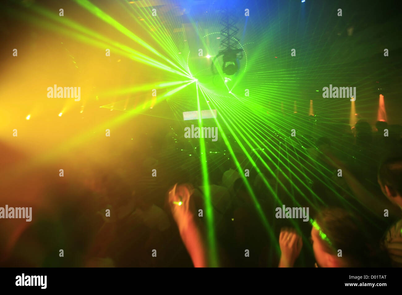 Night Club Music Event Party Laser Lights Background Stock Photo - Alamy