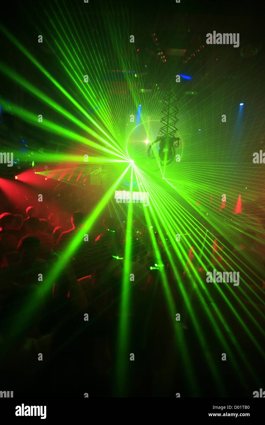 Night Club Music Event Party Laser Lights Background Stock Photo - Alamy