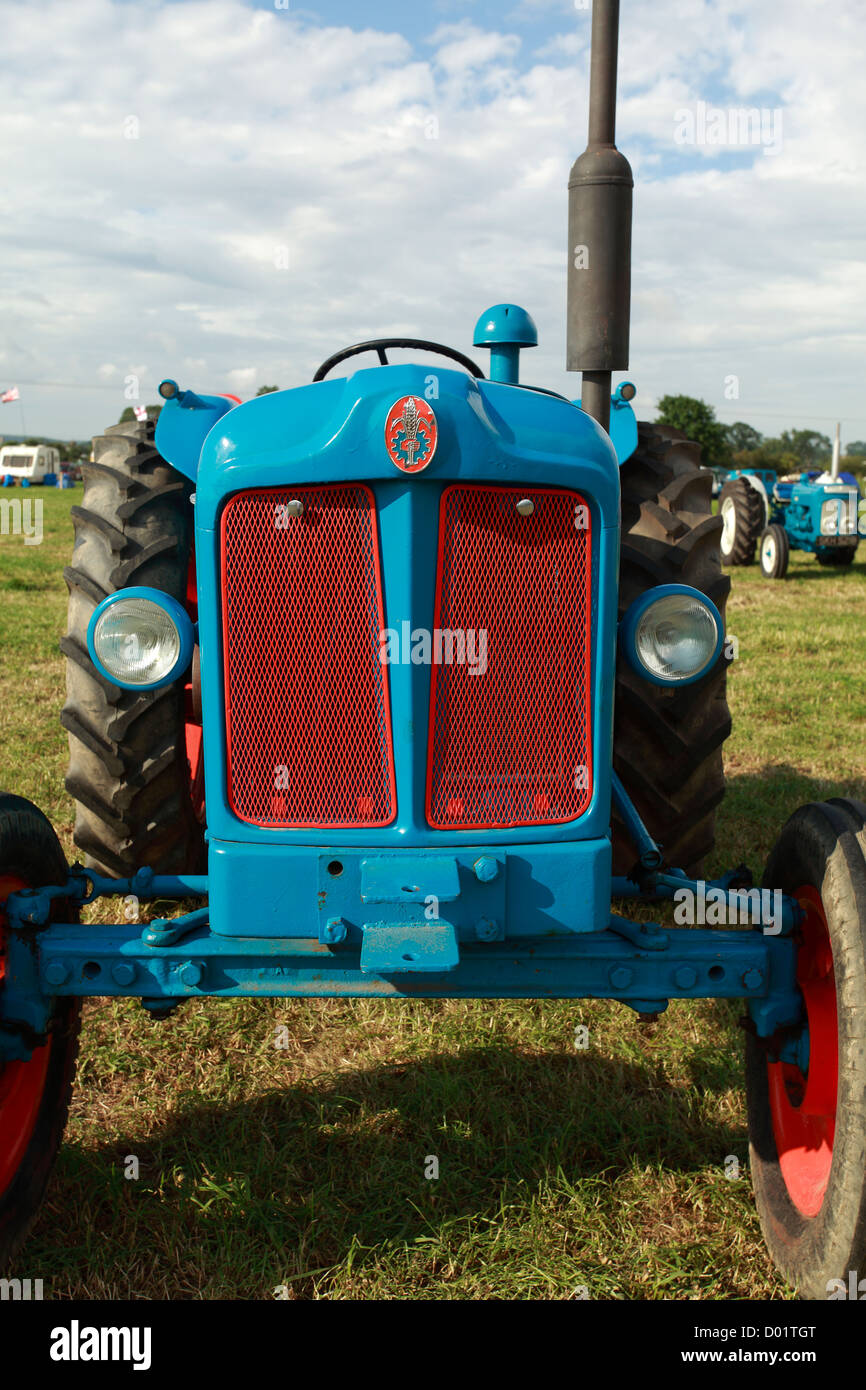 Front view of traditional old tractor, Fordson Stock Photo - Alamy