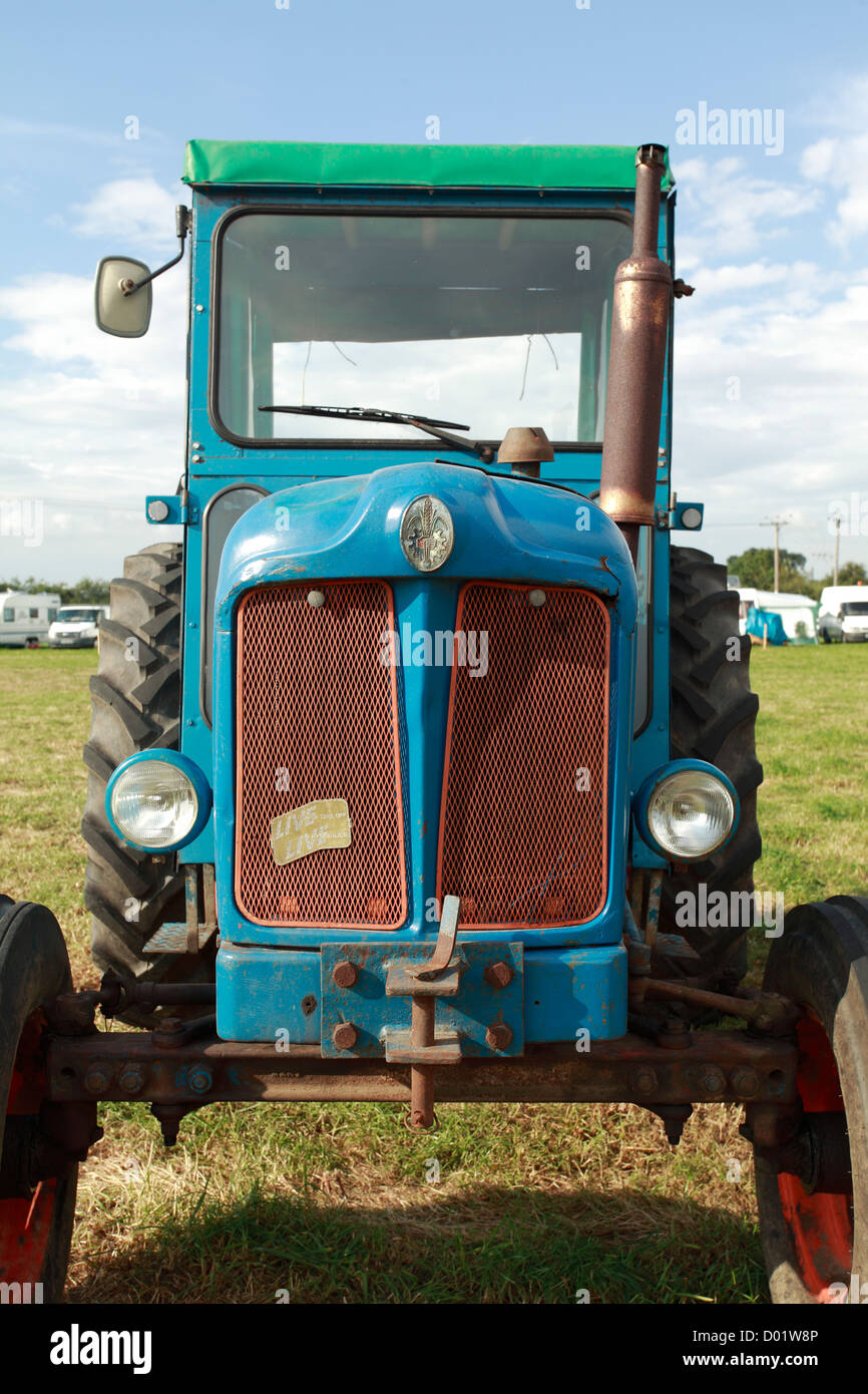 Front view of traditional old tractor, Fordson Stock Photo - Alamy