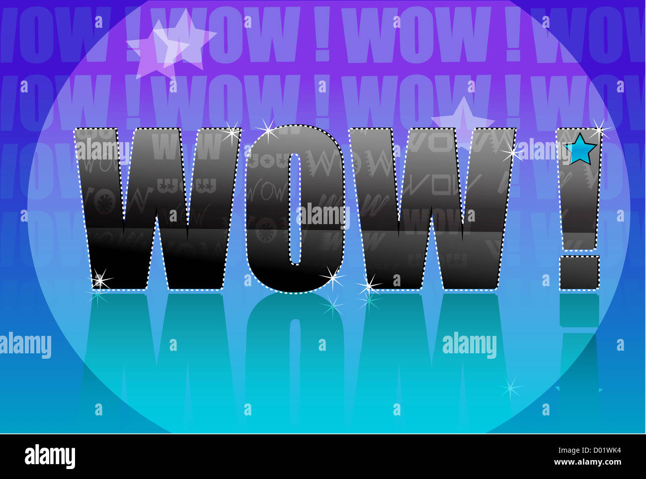 illustration of wow Stock Photo - Alamy