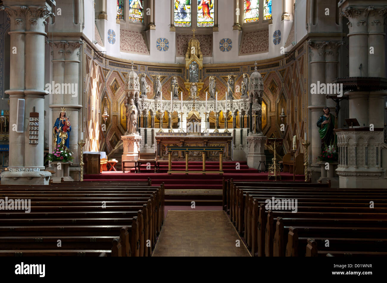 St. Peter`s Roman Catholic Church, Leamington Spa, Warwickshire, UK ...