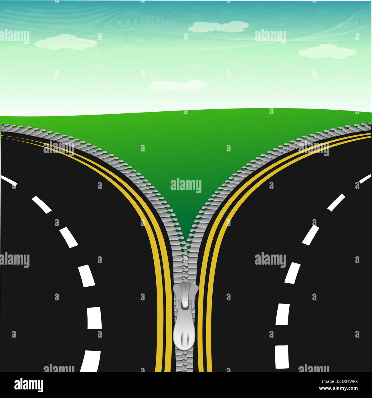 Unzipped hi-res stock photography and images - Alamy