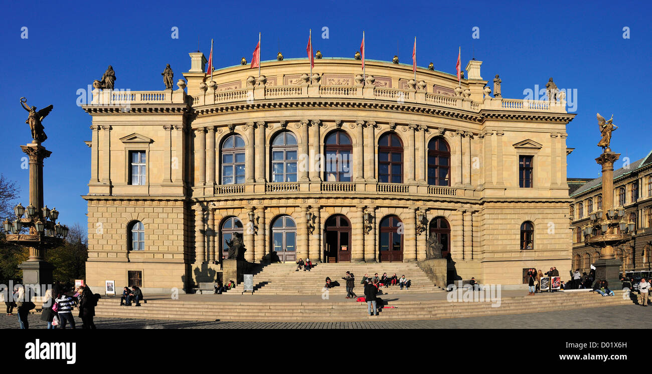 Prague, Czech Republic. Rudolfinum (Josef Zitek; 1875-84. neo ...