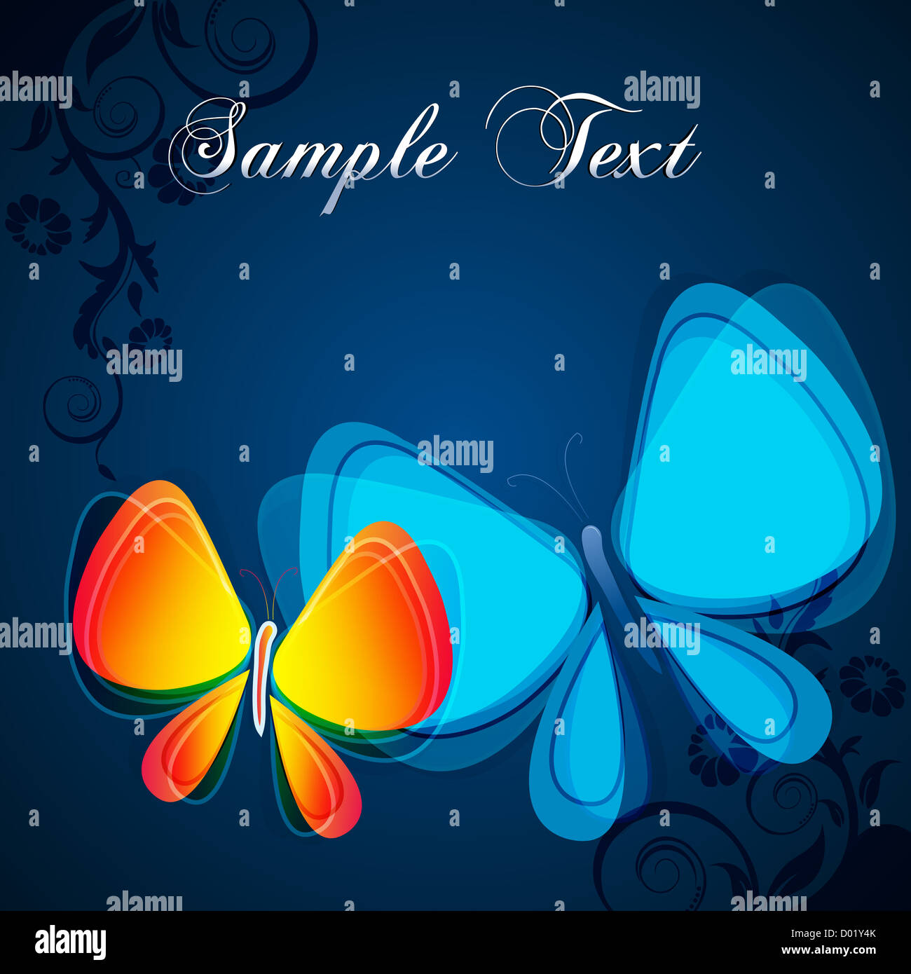 Illustration of butterflies hi-res stock photography and images - Alamy