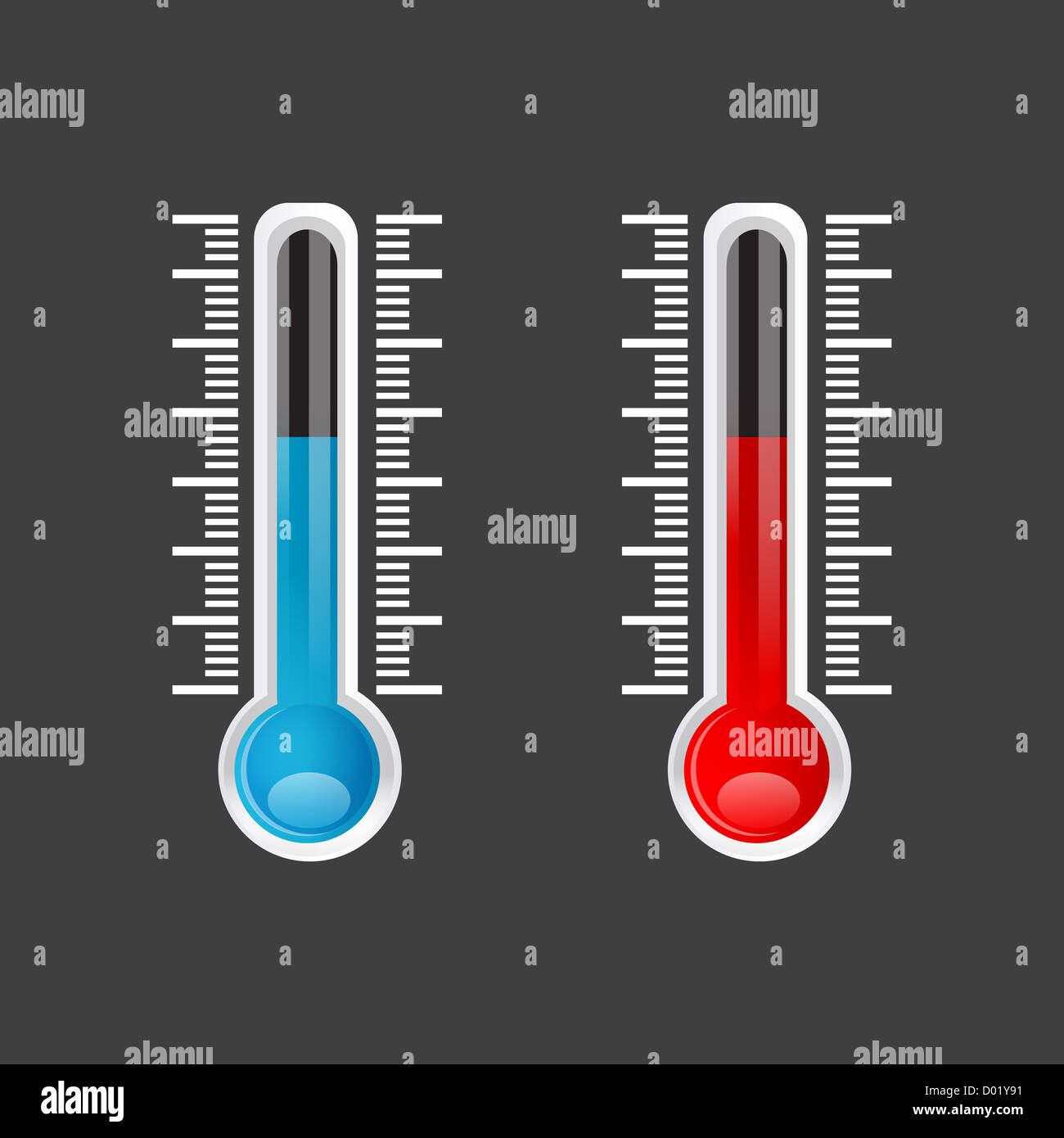 illustration of thermometer Stock Photo - Alamy