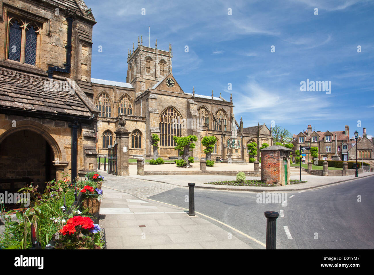 The Abbey in Sherborne, Dorset, England, UK Stock Photo - Alamy
