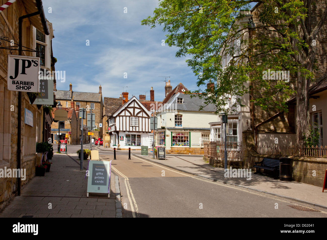 The Green in Sherborne, Dorset, England, UK Stock Photo - Alamy
