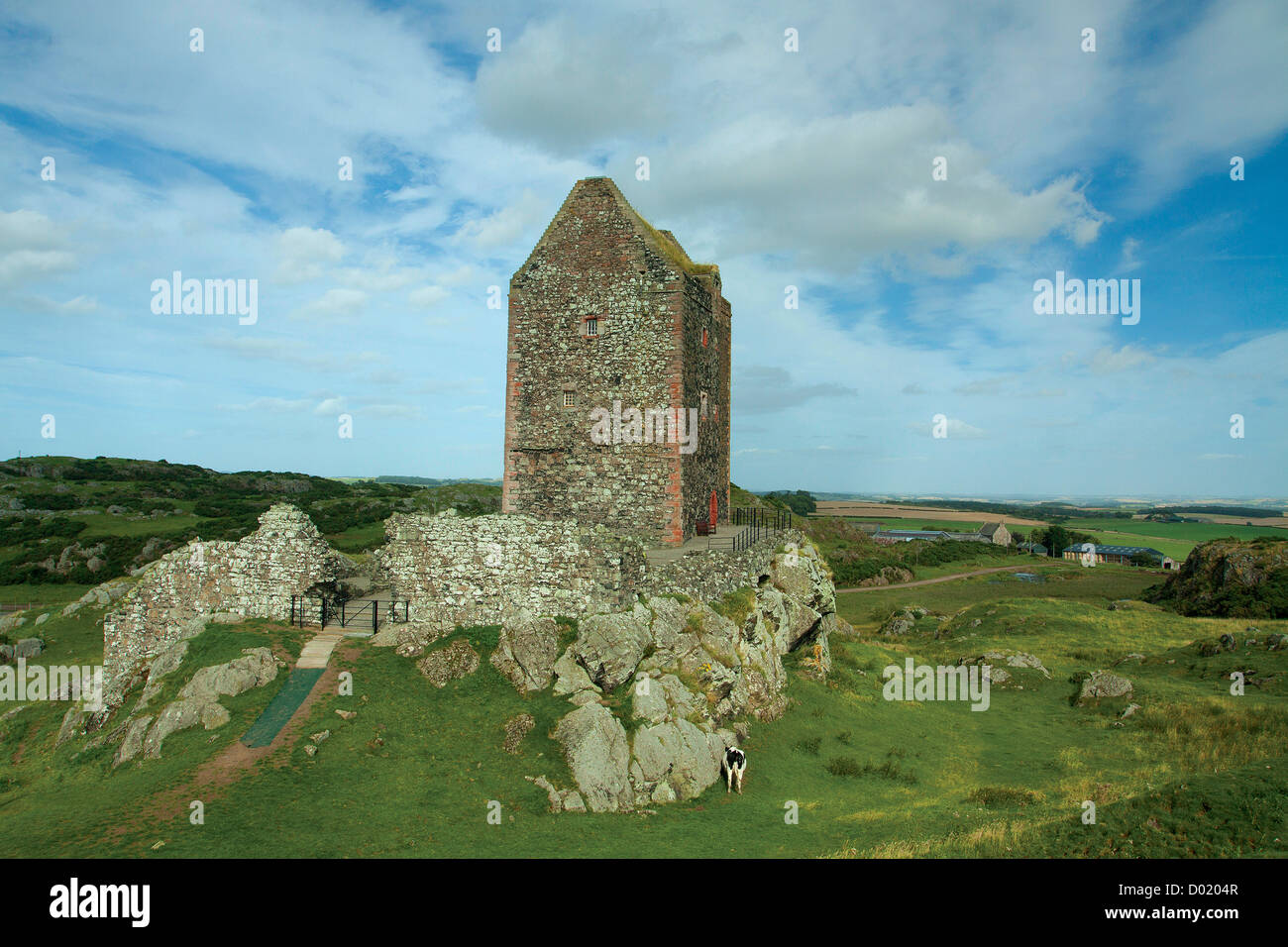 Smailholm Tower near Smailholm, Scottish Borders Stock Photo - Alamy