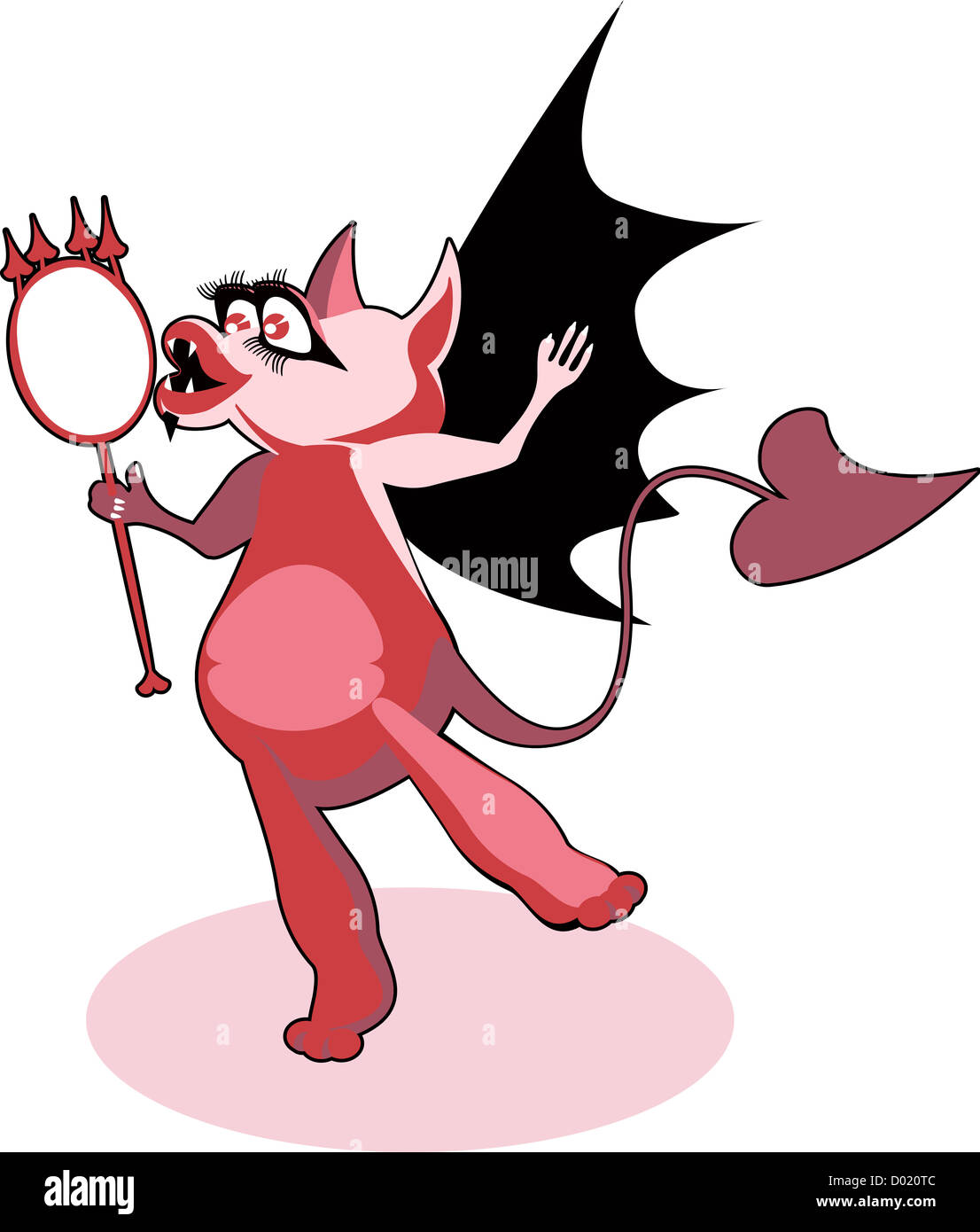 Devilish figure hi-res stock photography and images - Alamy