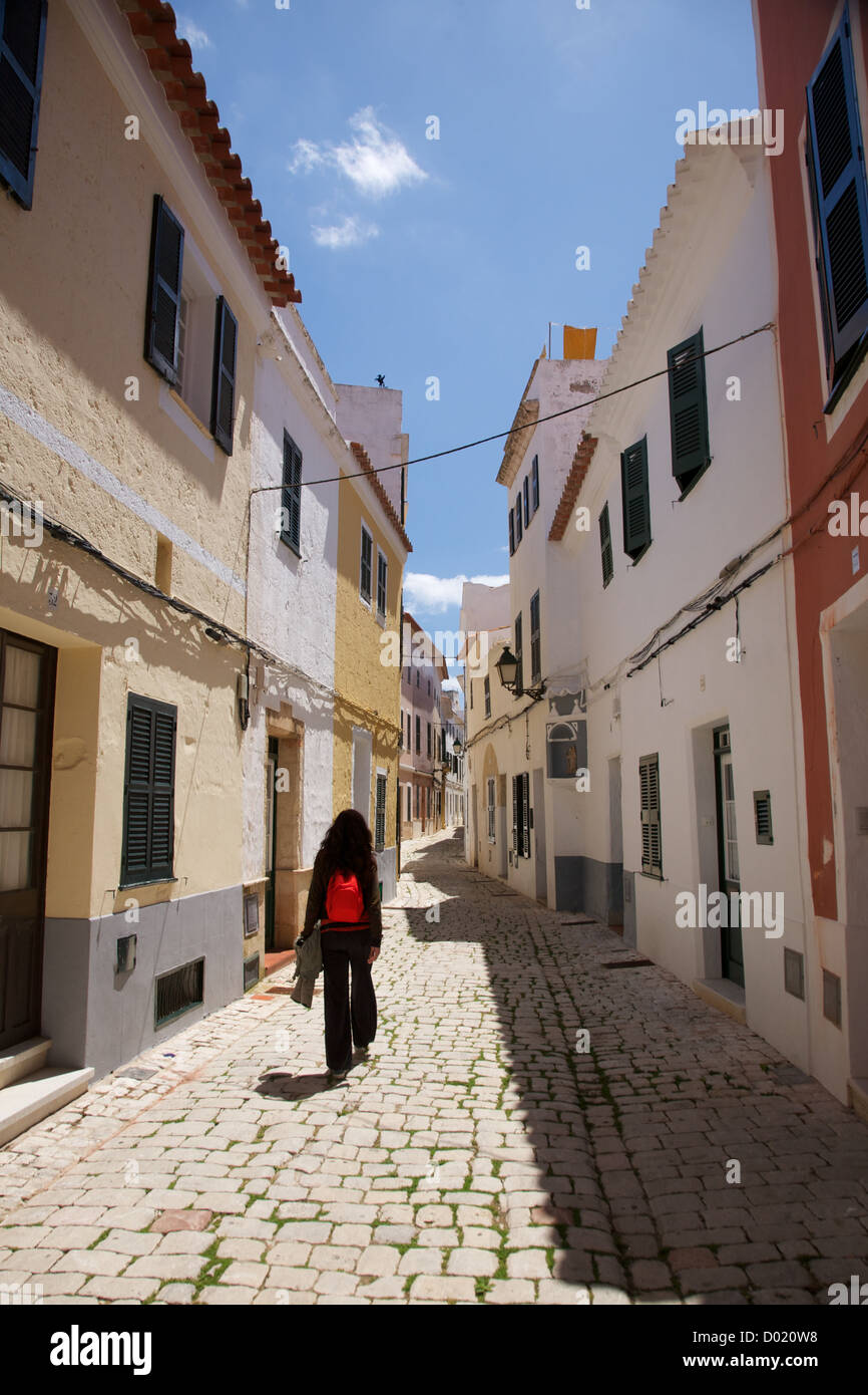 Ciutadella city at Menorca island in Spain Stock Photo - Alamy