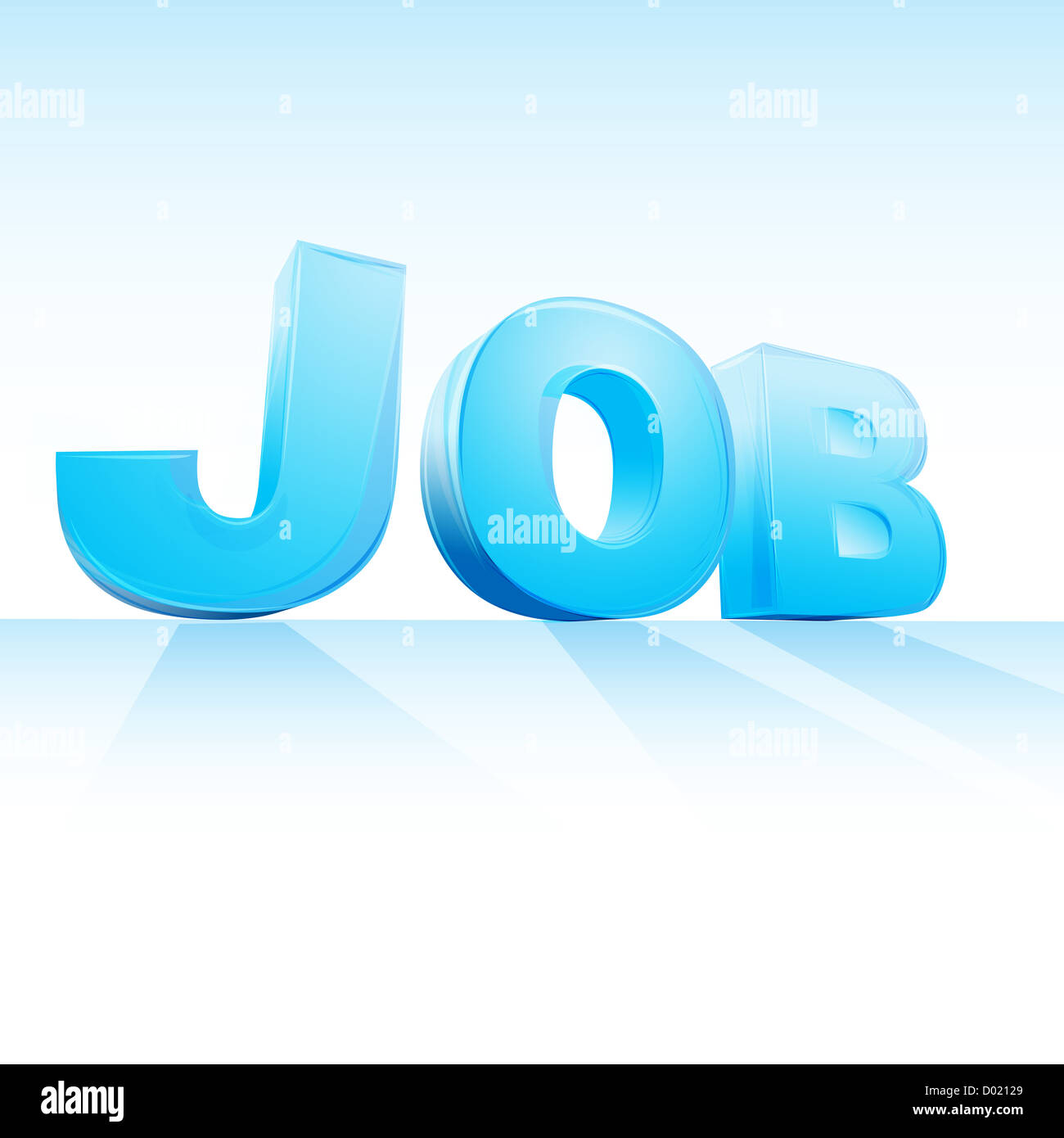 illustration of job text Stock Photo - Alamy