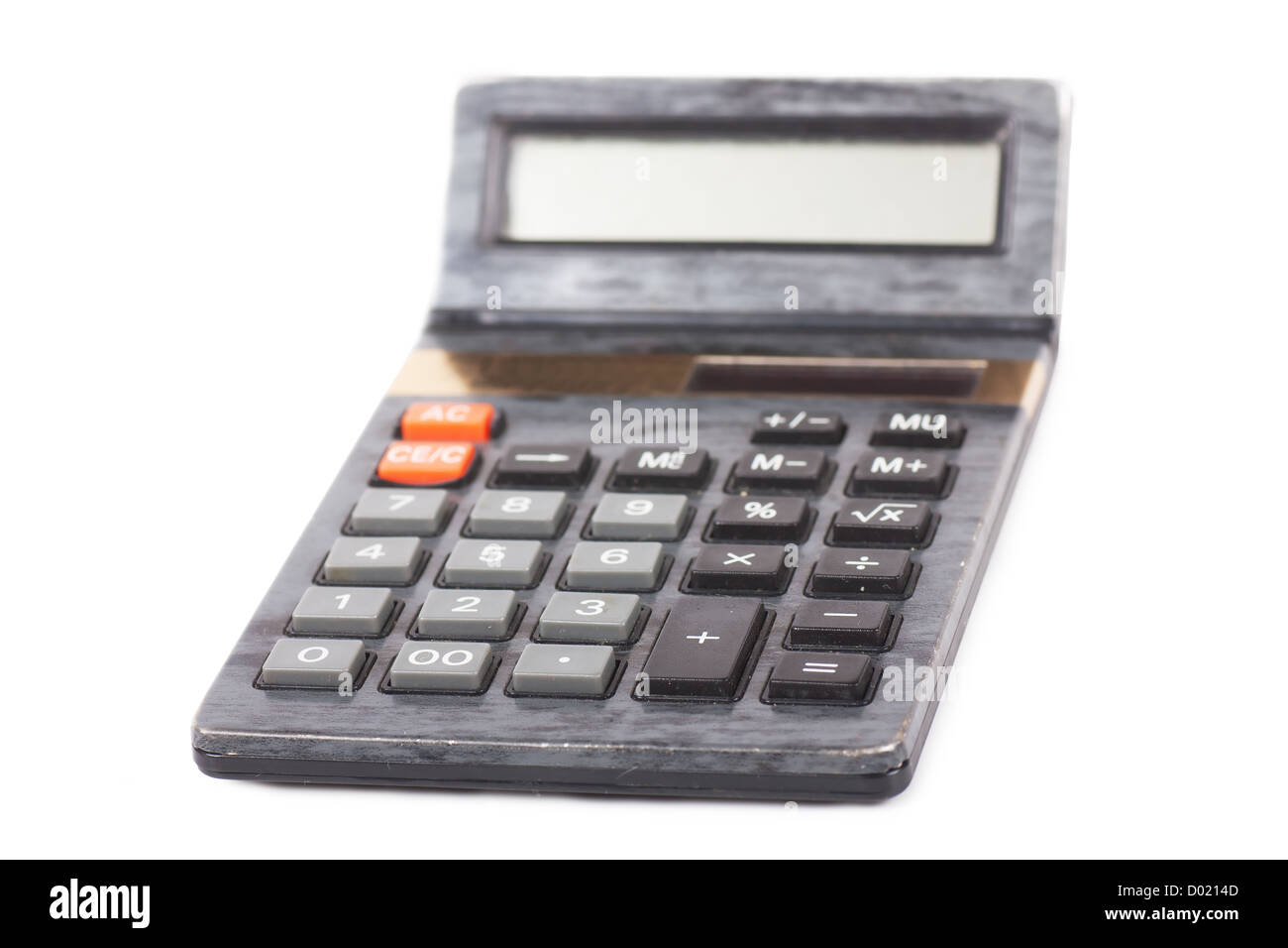 Professional business calculator isolated on white background Stock Photo - Alamy