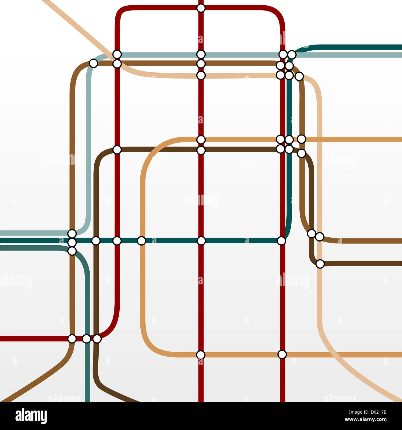 illustration of map on white background Stock Photo - Alamy