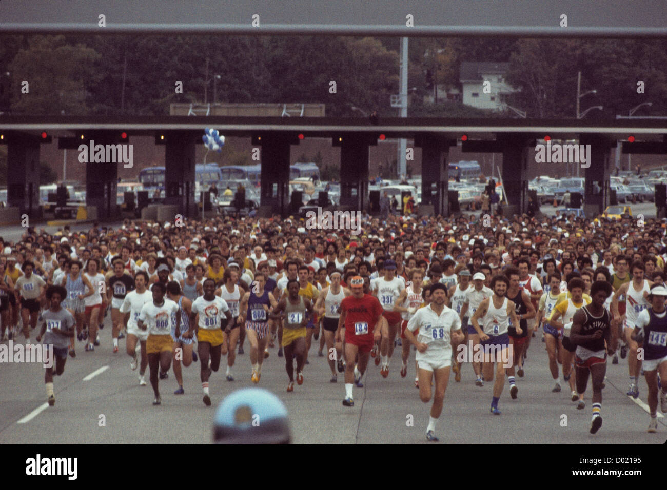 Runners competing in the 1976 New York City Marathon Stock Photo - Alamy