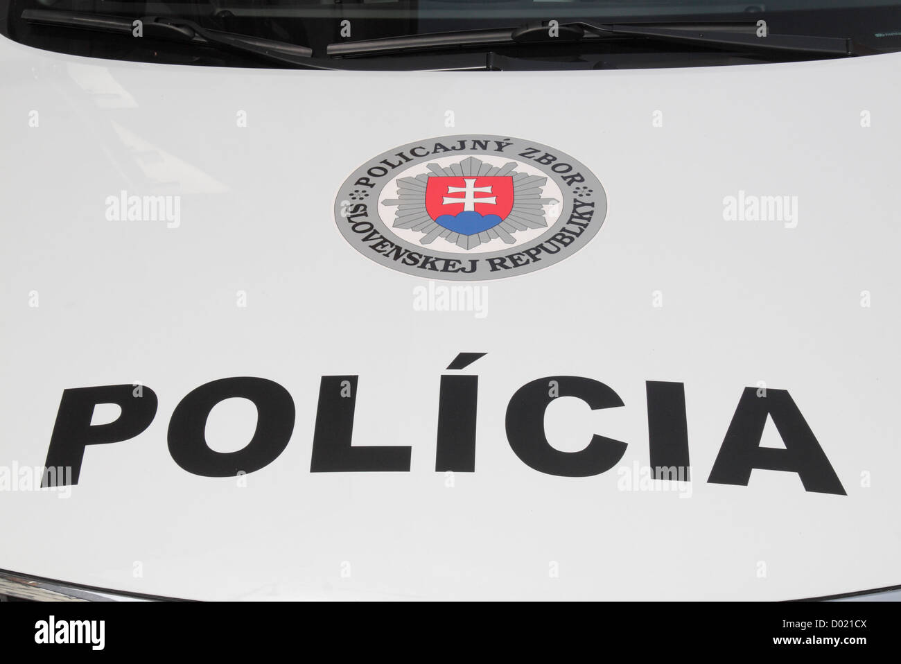 Slovakia police car hi-res stock photography and images - Alamy