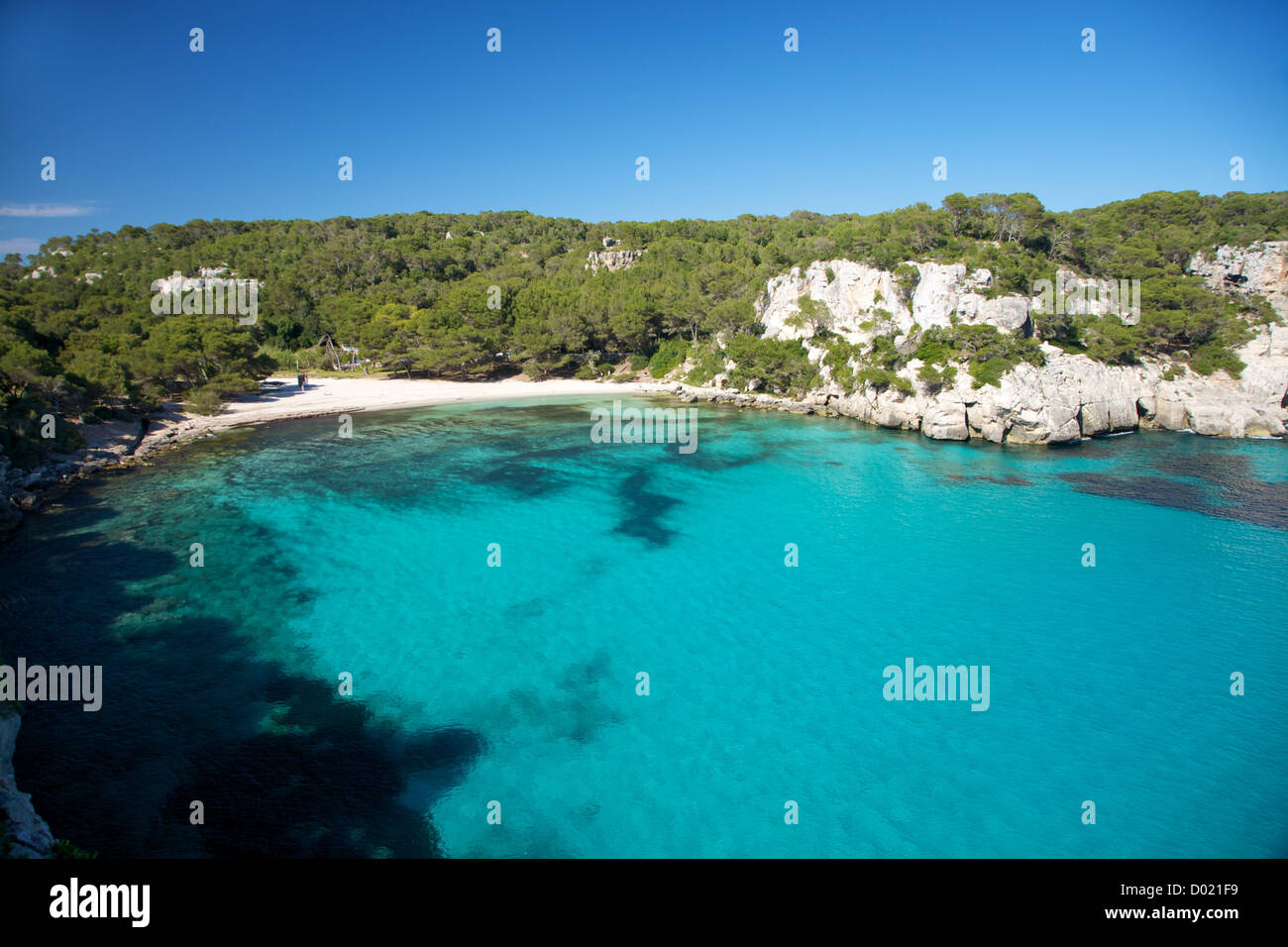 Macarella beach at Menorca island in Spain Stock Photo - Alamy