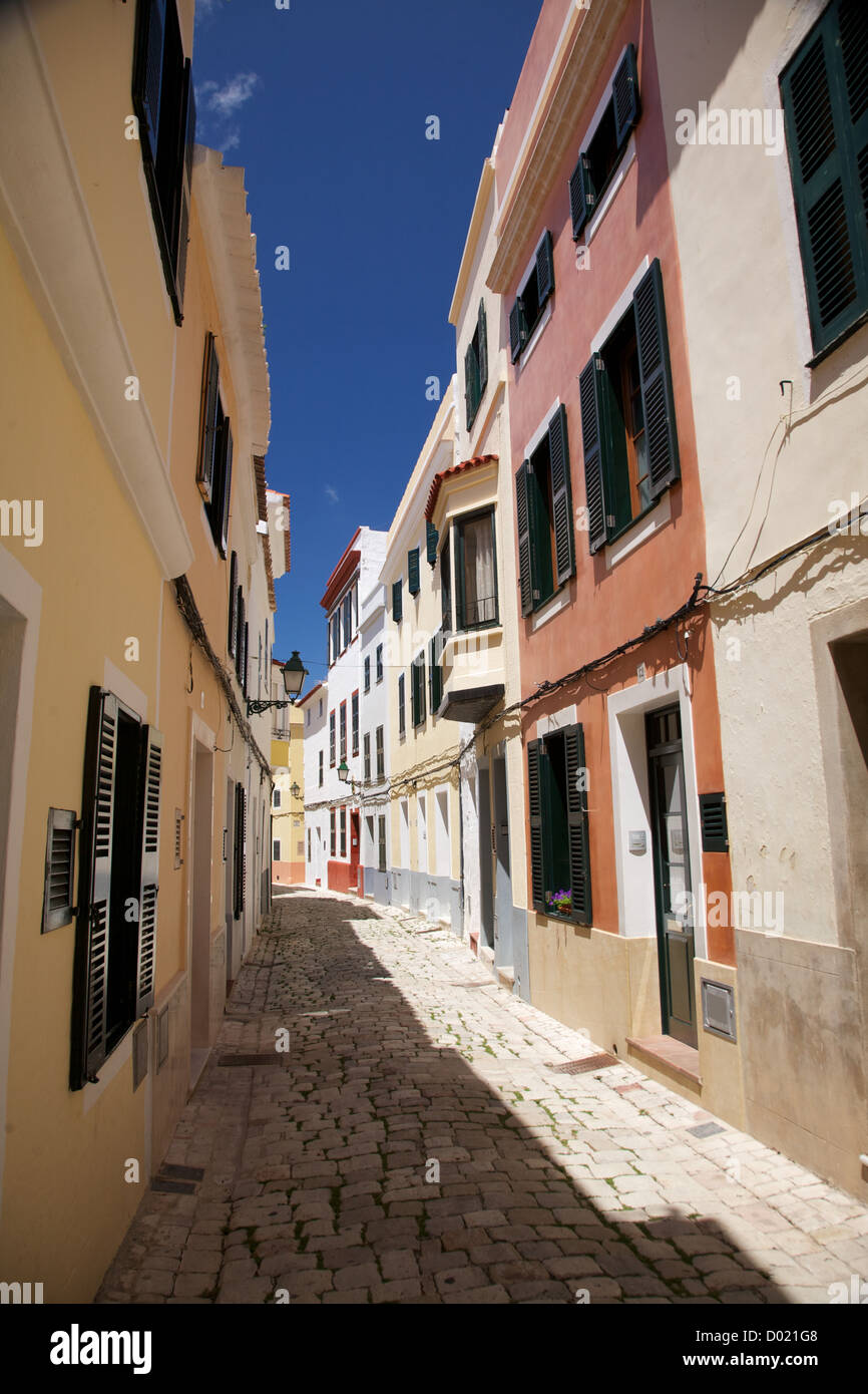 Ciutadella city at Menorca island in Spain Stock Photo - Alamy