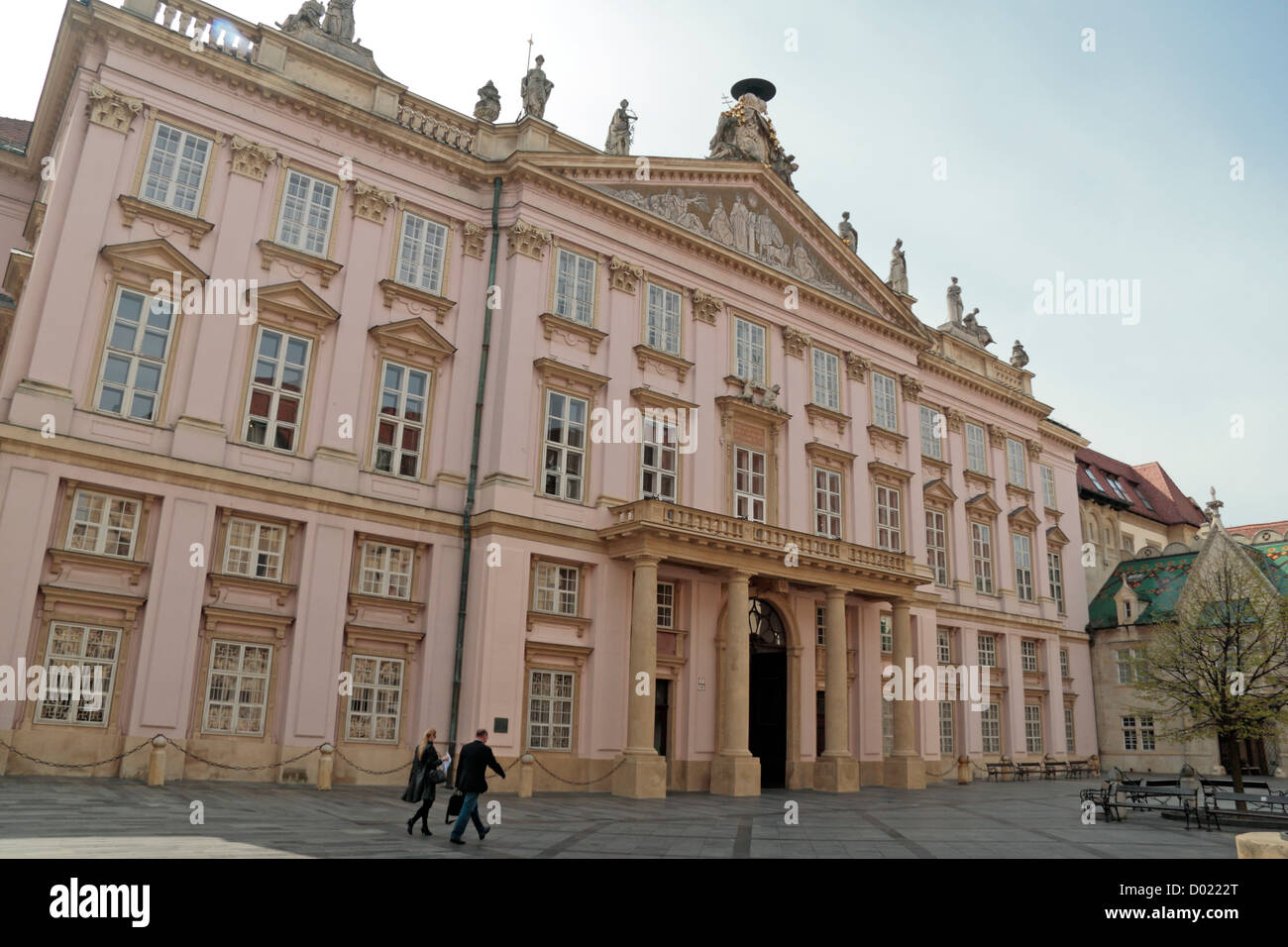 The Primate's Palace (Primaciálny palác) in Bratislava, Slovakia Stock ...