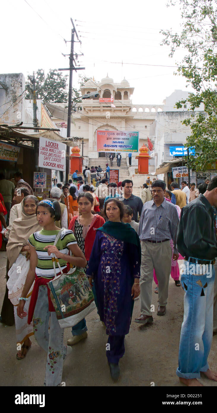 Brahma Temple Pushkar Rajasthan India Stock Photo - Alamy