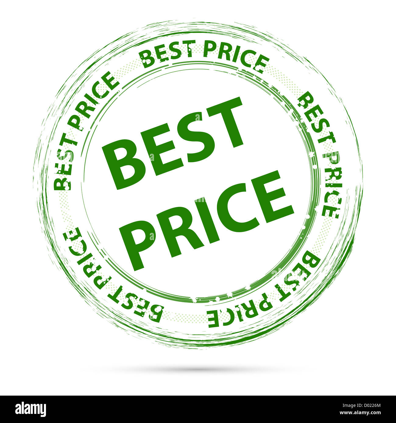 illustration of best price tag on white background Stock Photo - Alamy