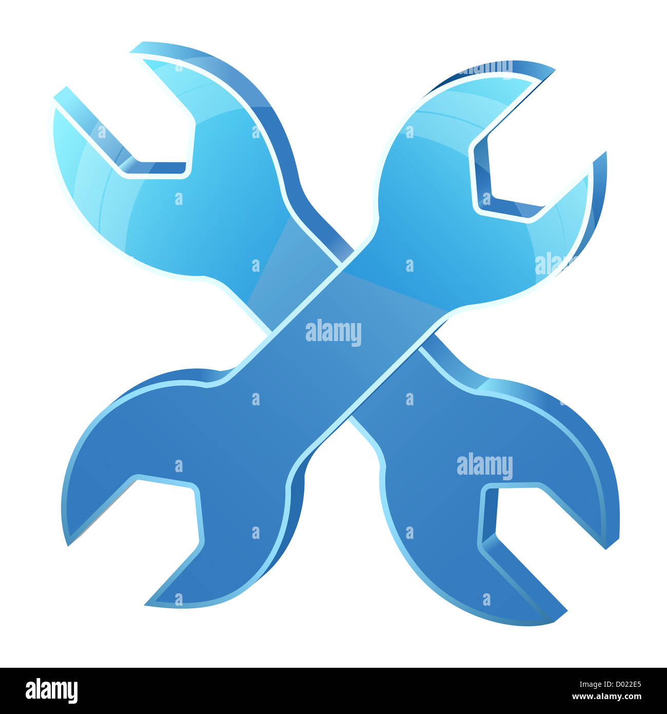 illustration of tools on white background Stock Photo - Alamy