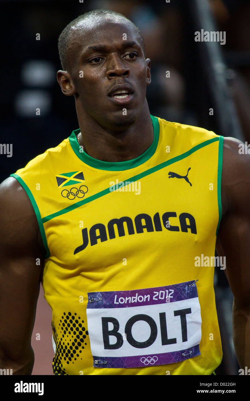 Usain bolt running 100 meter hi-res stock photography and images - Alamy
