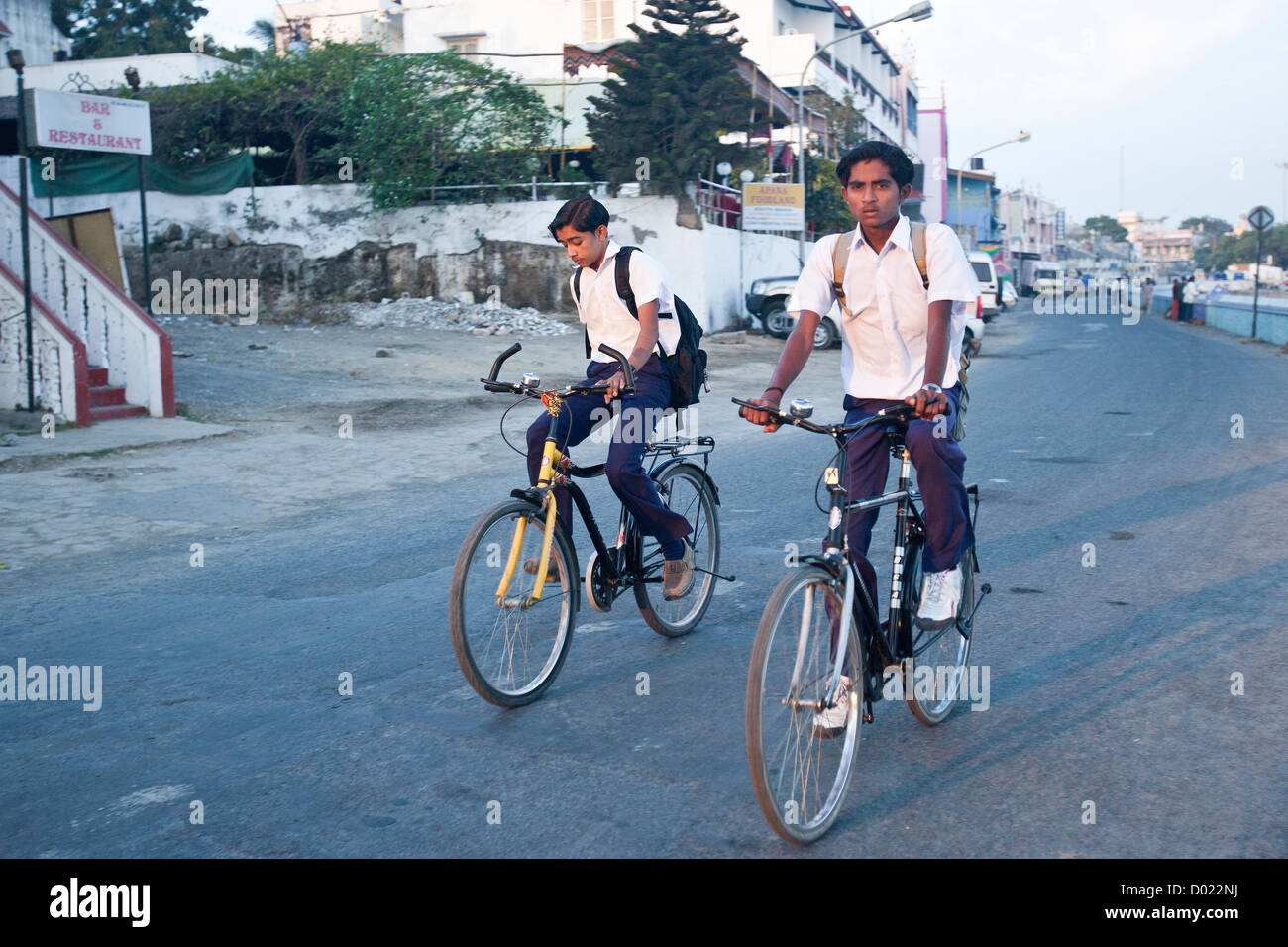 Students bicycle to Indira Gandhi National Open University study centre ...