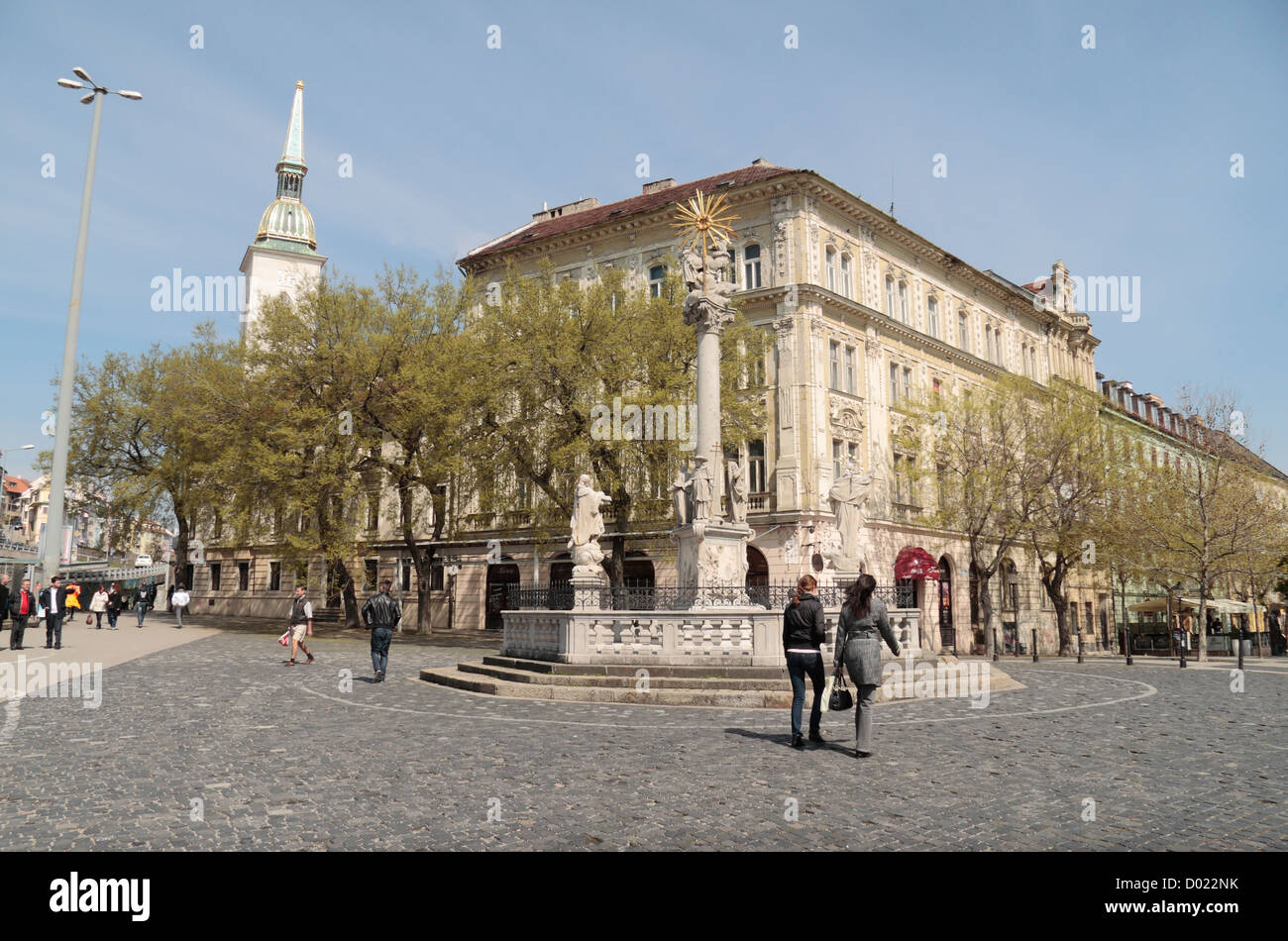 The New Bridge end of Hviezdoslavovo námestie (Hviezdoslav Square ...