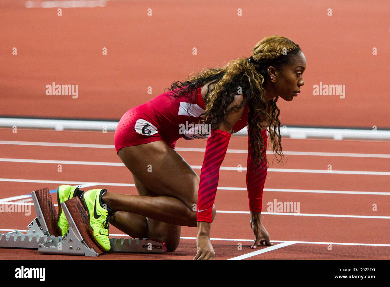 Sanya Richards-Ross (USA) gold medal winner in the Women's 400m at the ...