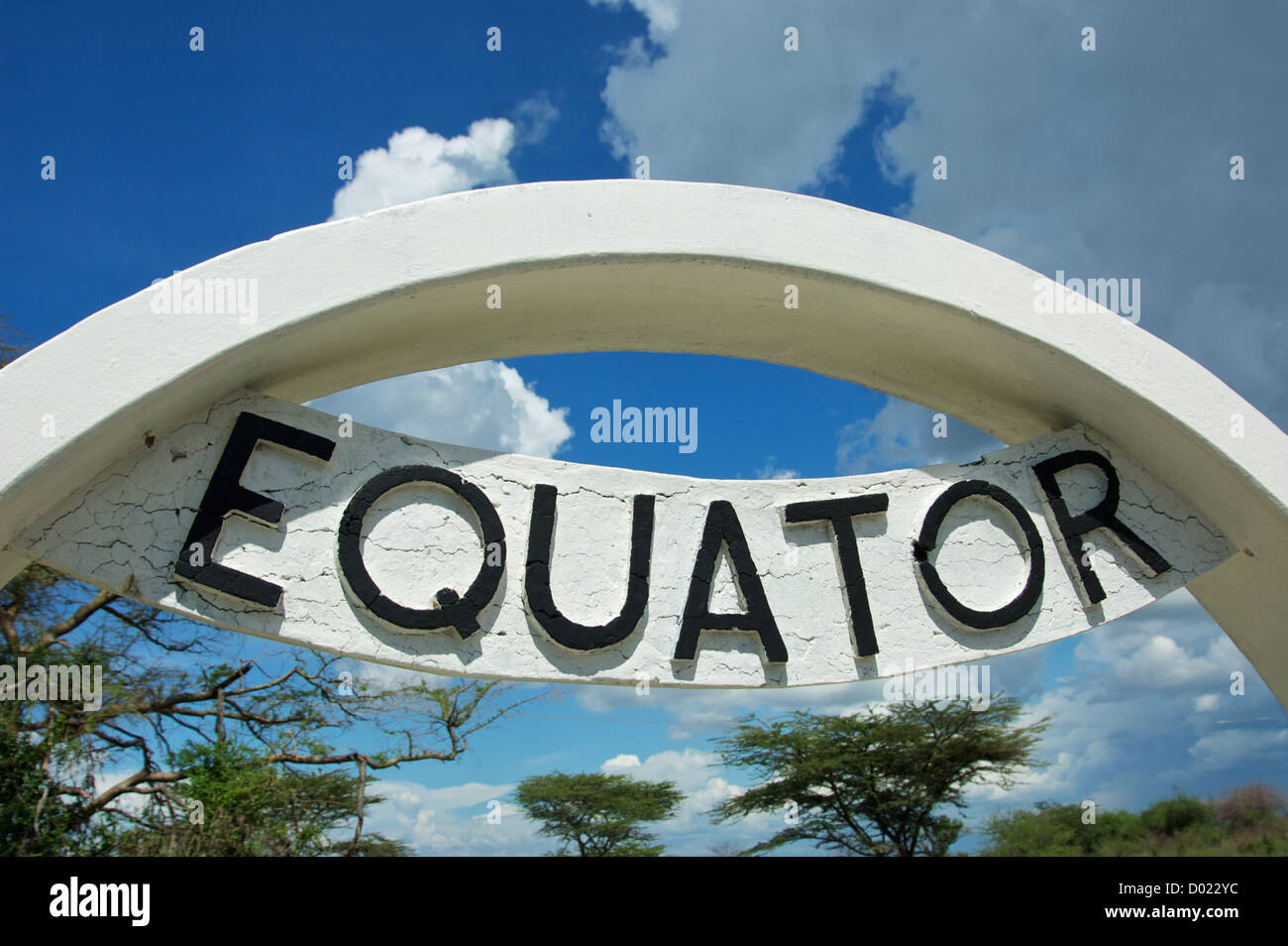 Equator sign uganda africa hi-res stock photography and images - Alamy