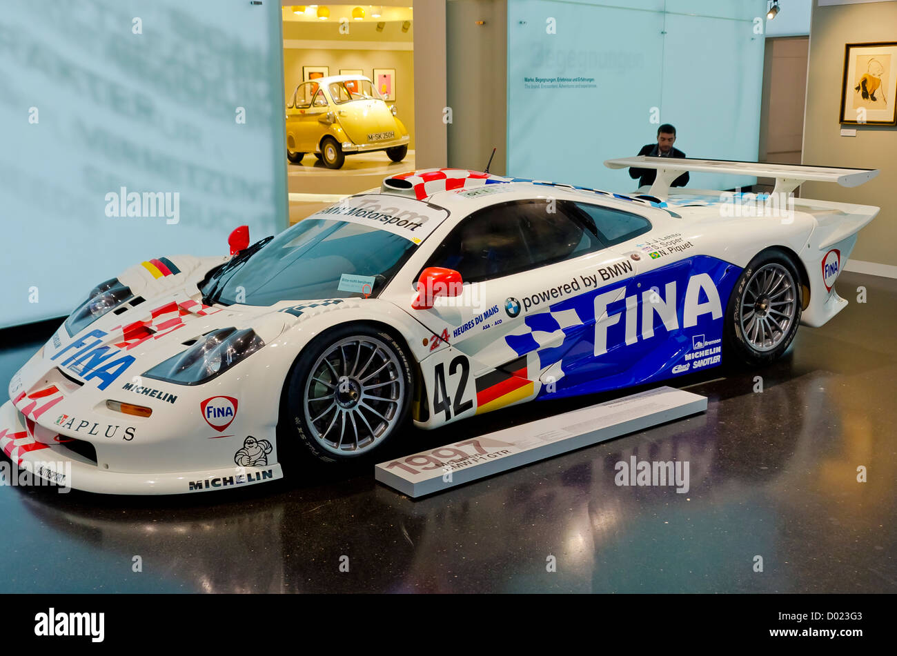 Car in the BMW museum in Munich Germany Stock Photo - Alamy