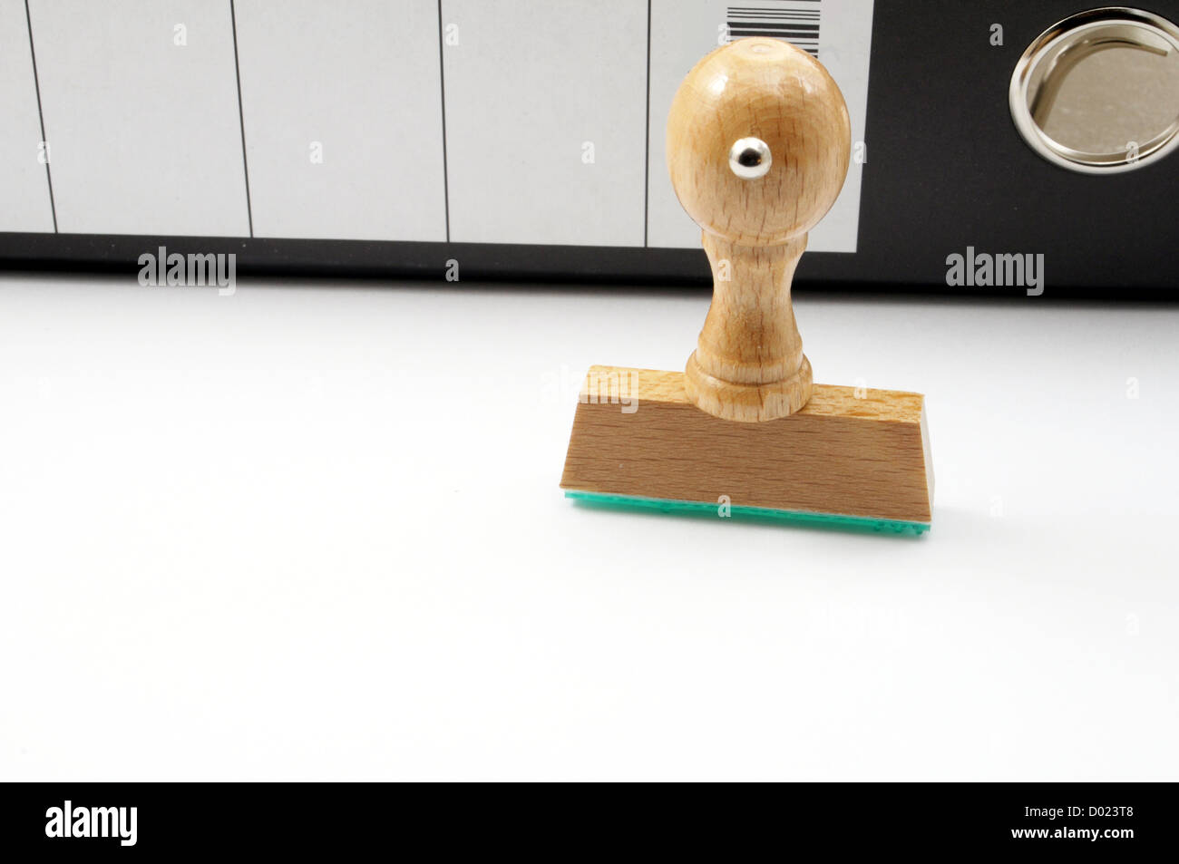 stamp in office with documents showing bureaucracy concept Stock Photo ...