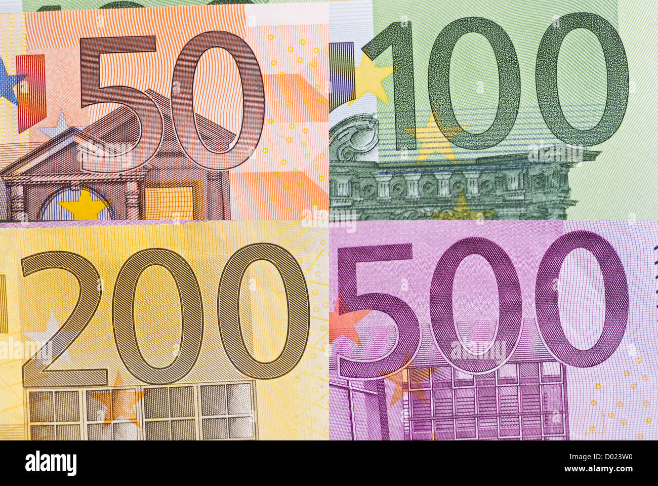 100 euro banknote detail hi-res stock photography and images - Alamy