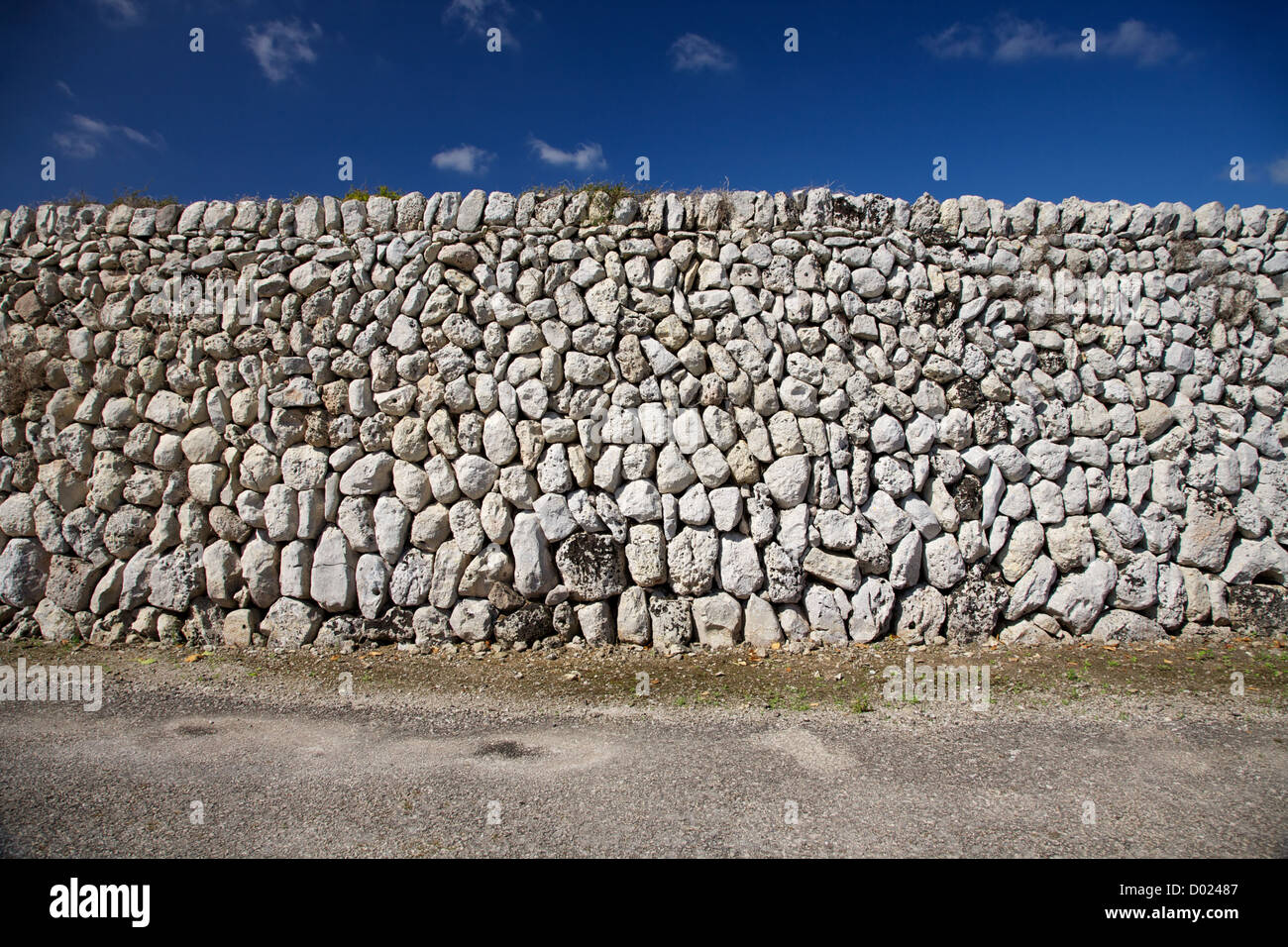 stones wall at Menorca Island in Spain Stock Photo - Alamy