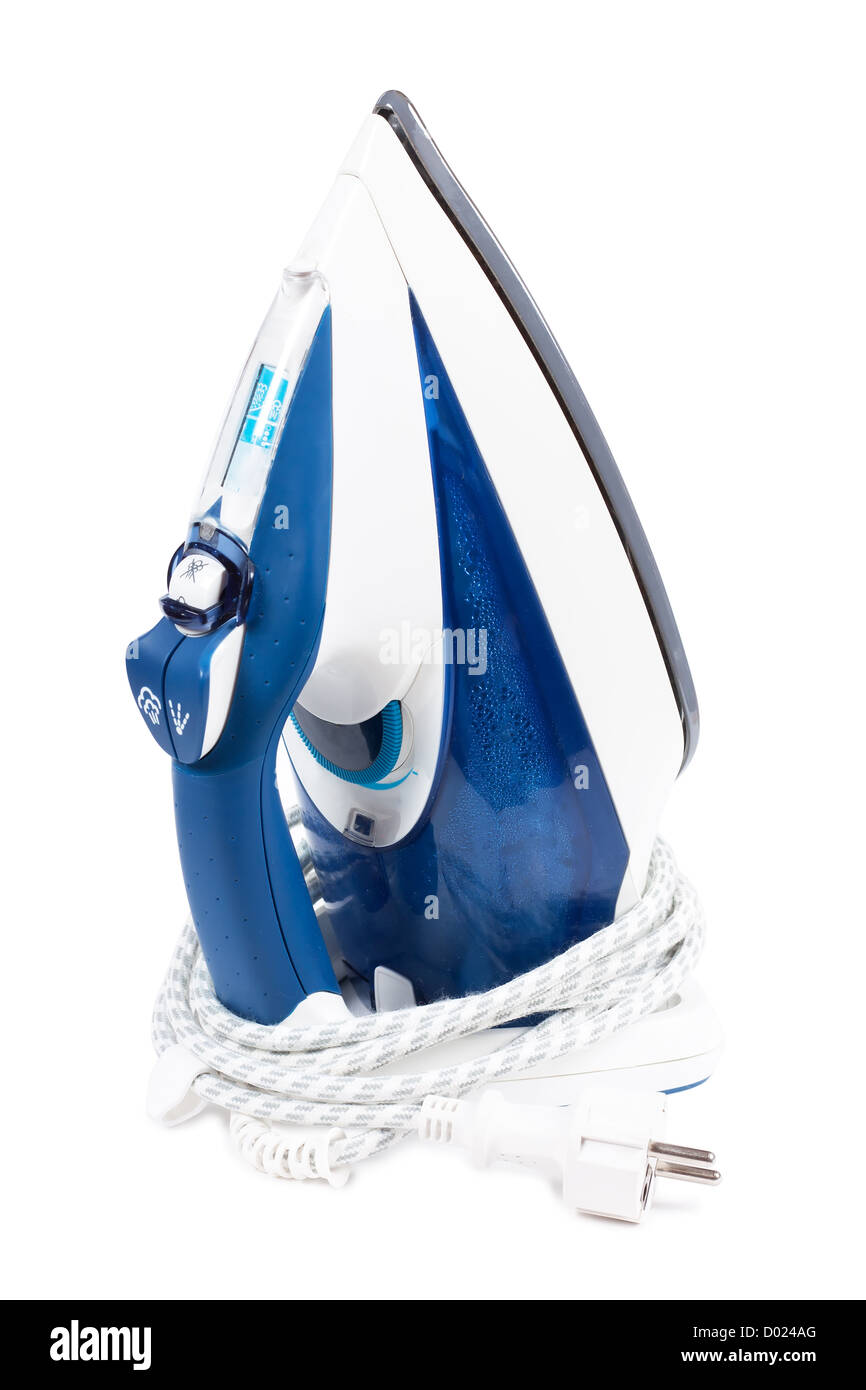 An iron isoltaed on the white Stock Photo - Alamy
