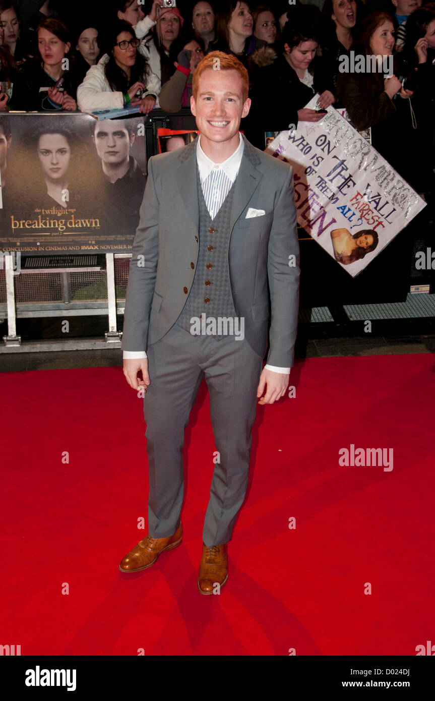 London, UK. 14/11/12. Greg Rutherford at the UK premiere of Twilight ...