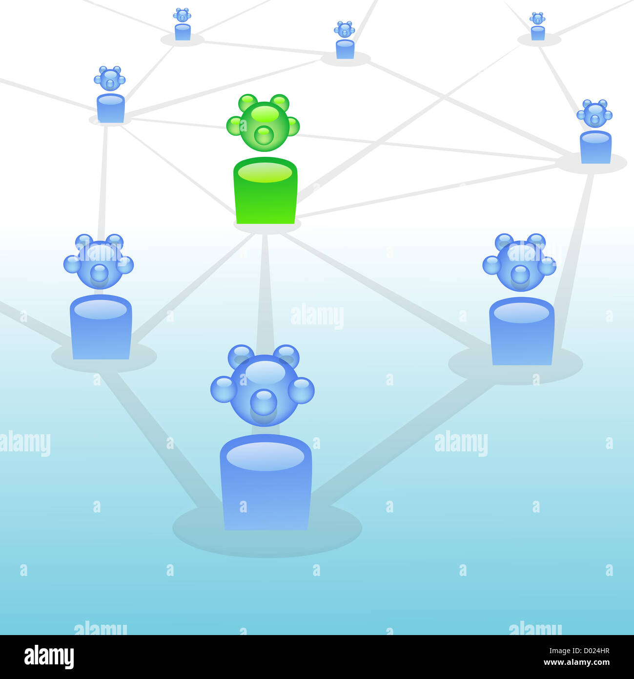 illustration of networking Stock Photo - Alamy