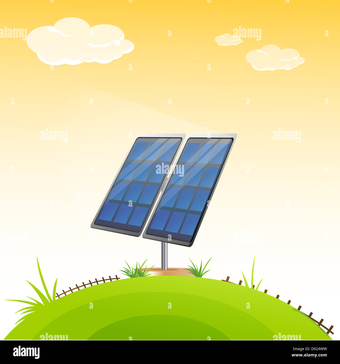 illustration of solar system Stock Photo - Alamy