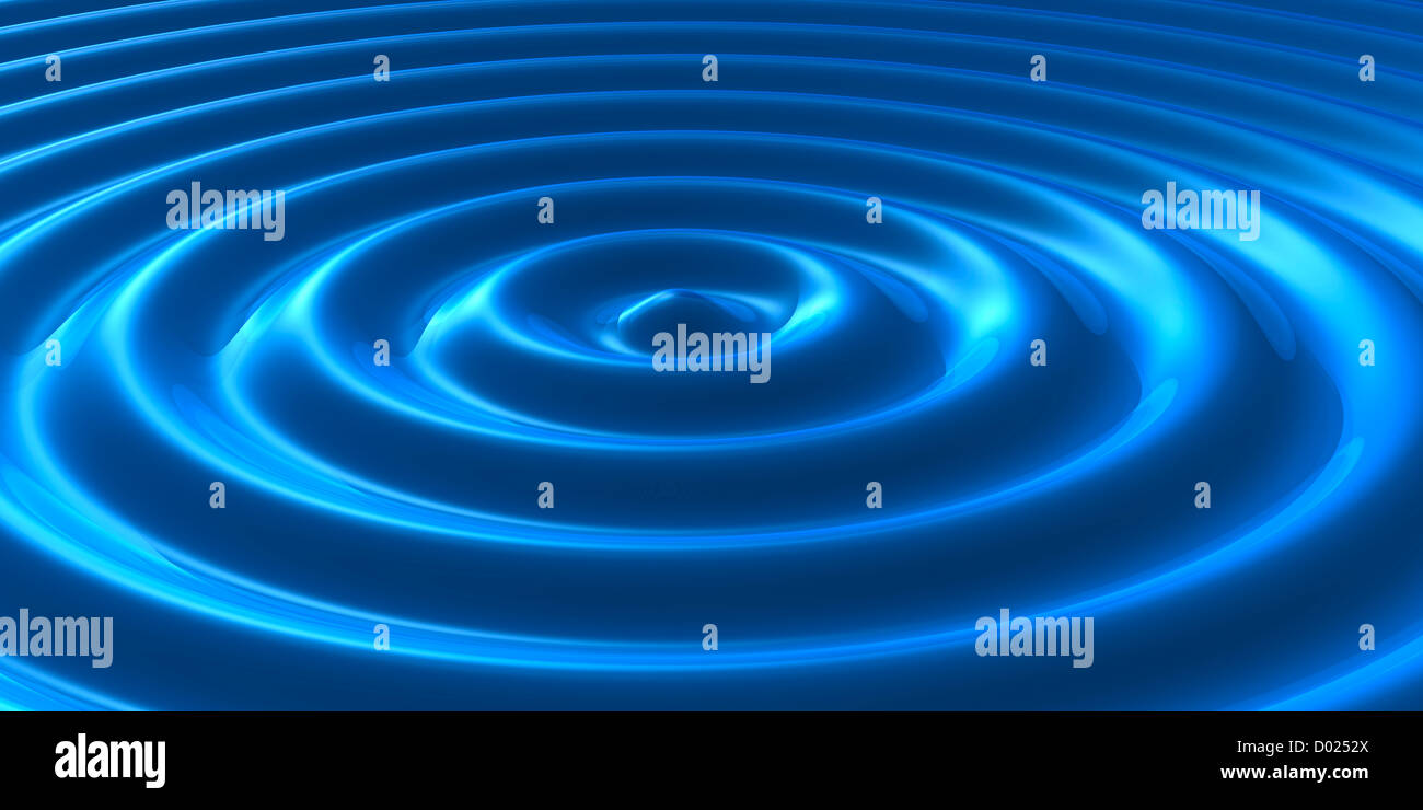 Deep blue circular background hi-res stock photography and images - Alamy
