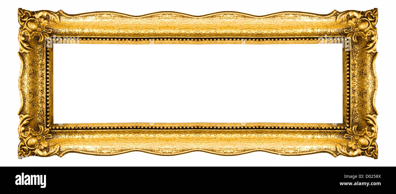 Wide gold frame hi-res stock photography and images - Alamy