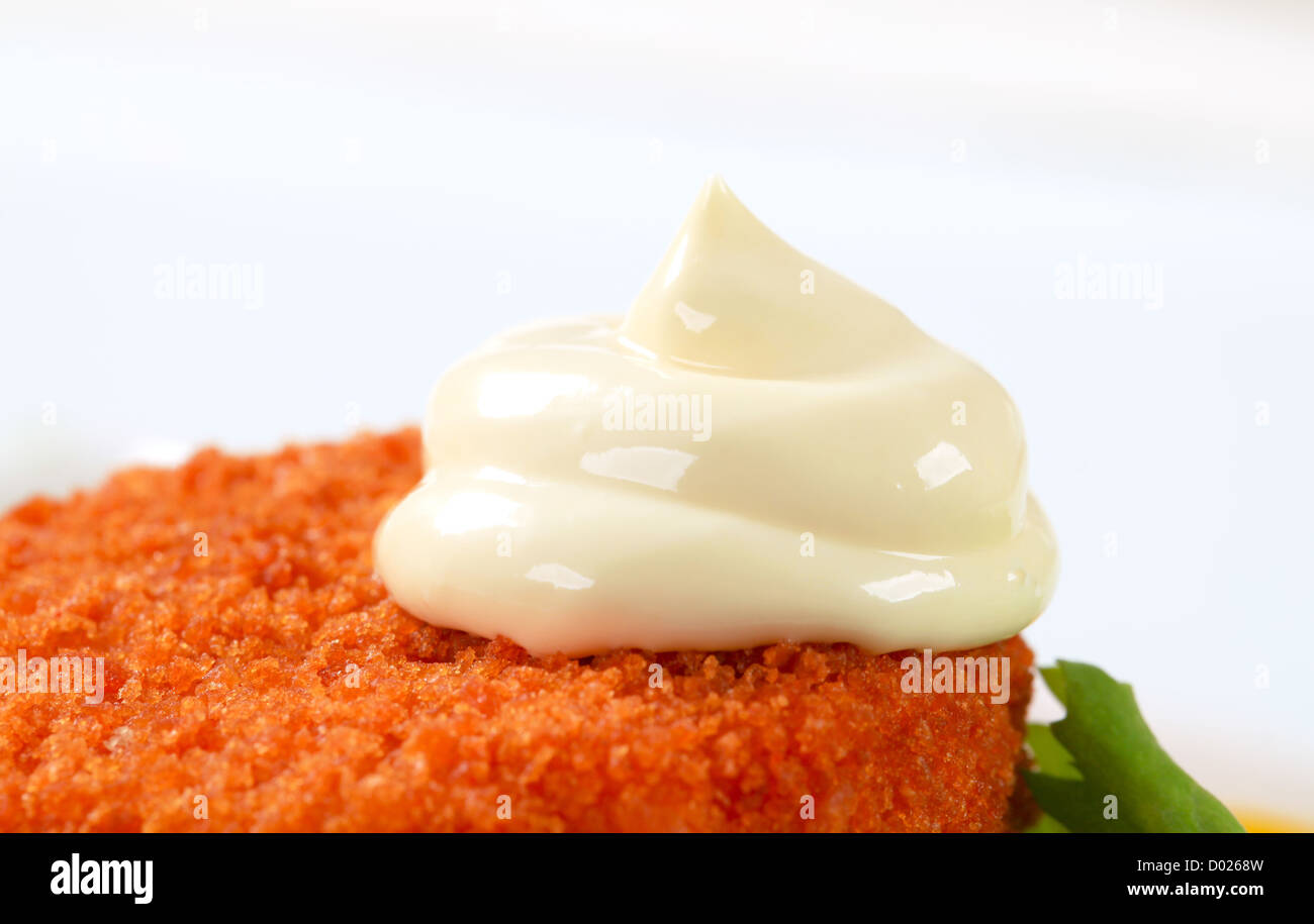 Breaded fried camembert cheese hi-res stock photography and images - Alamy