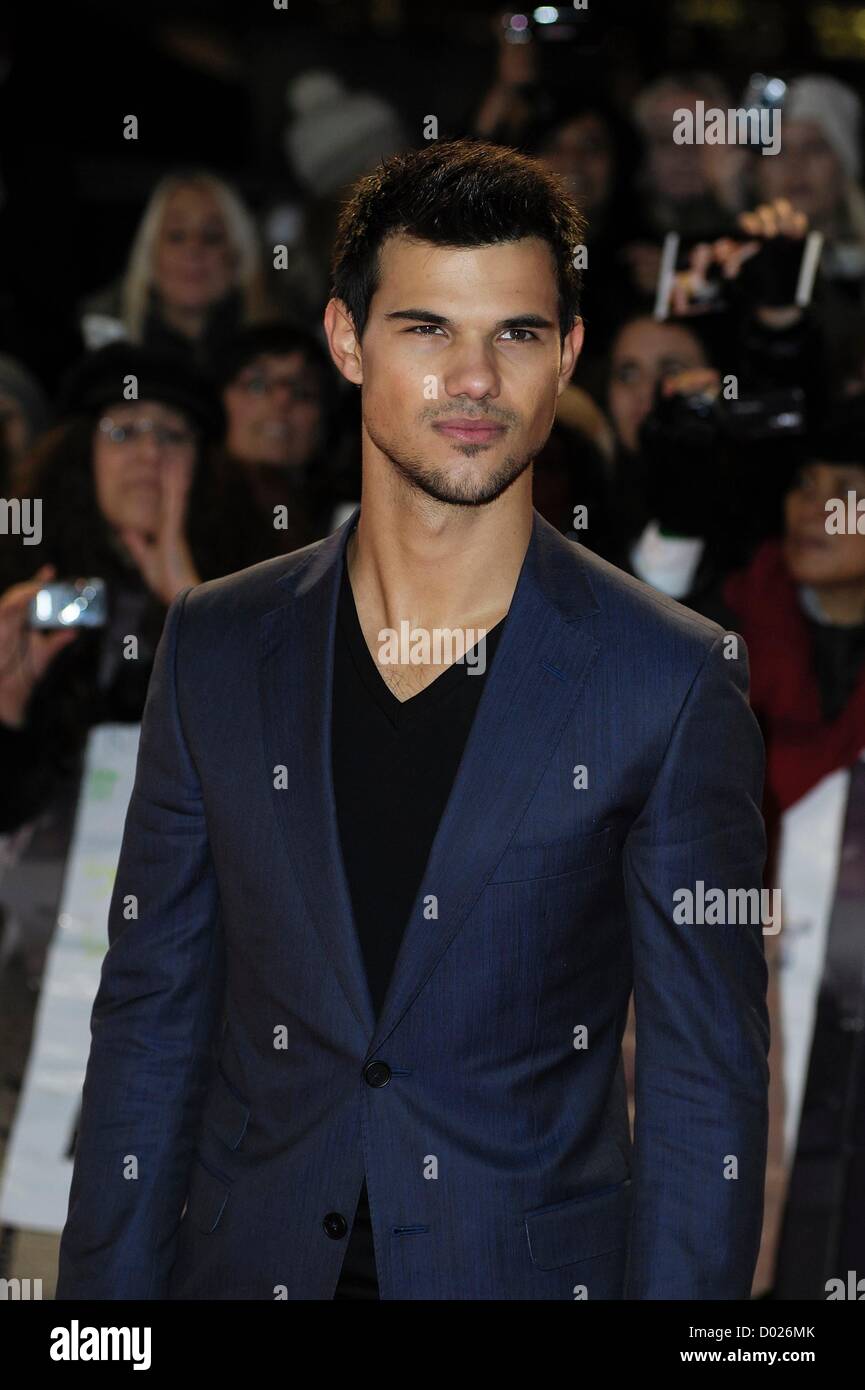 Lead Actor Taylor Lautner attends the UK Premiere of The Twilight Saga ...