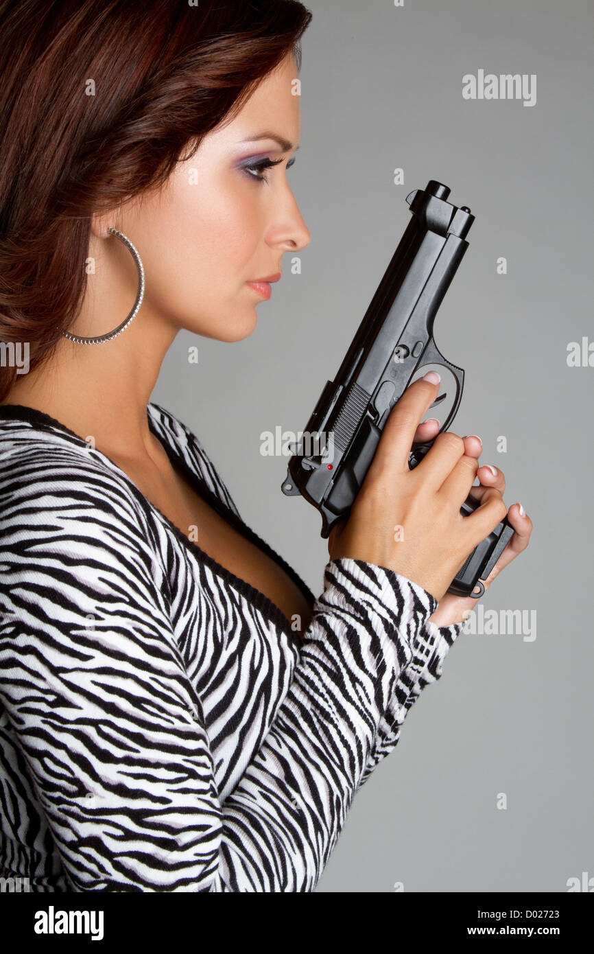 Side profile latina hi-res stock photography and images - Alamy