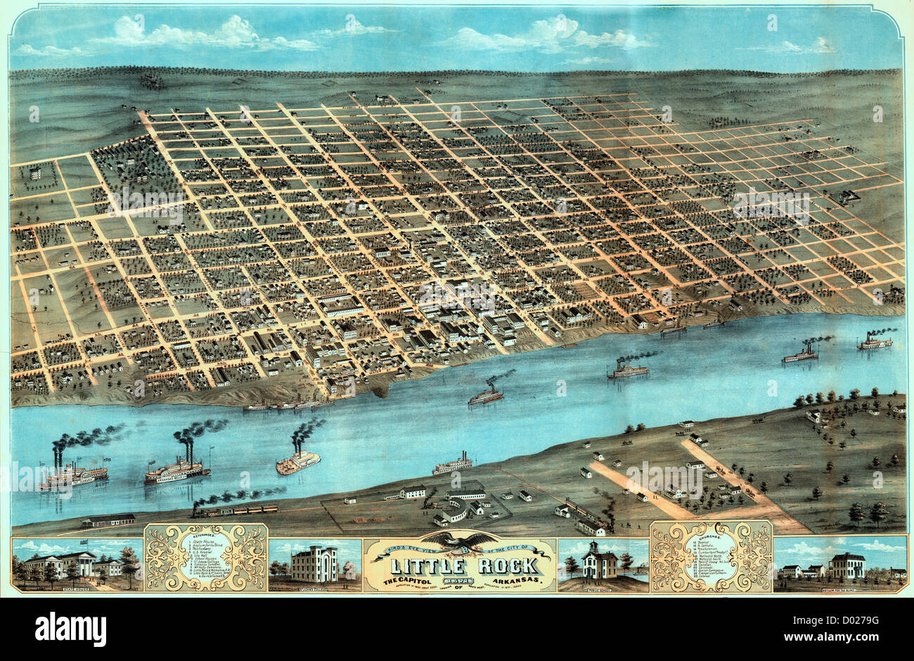 Arkansas map hi-res stock photography and images - Alamy