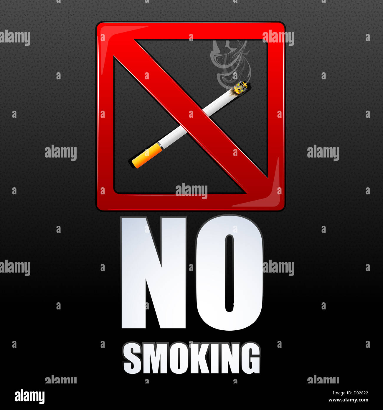 illustration of no smoking on abstract background Stock Photo - Alamy