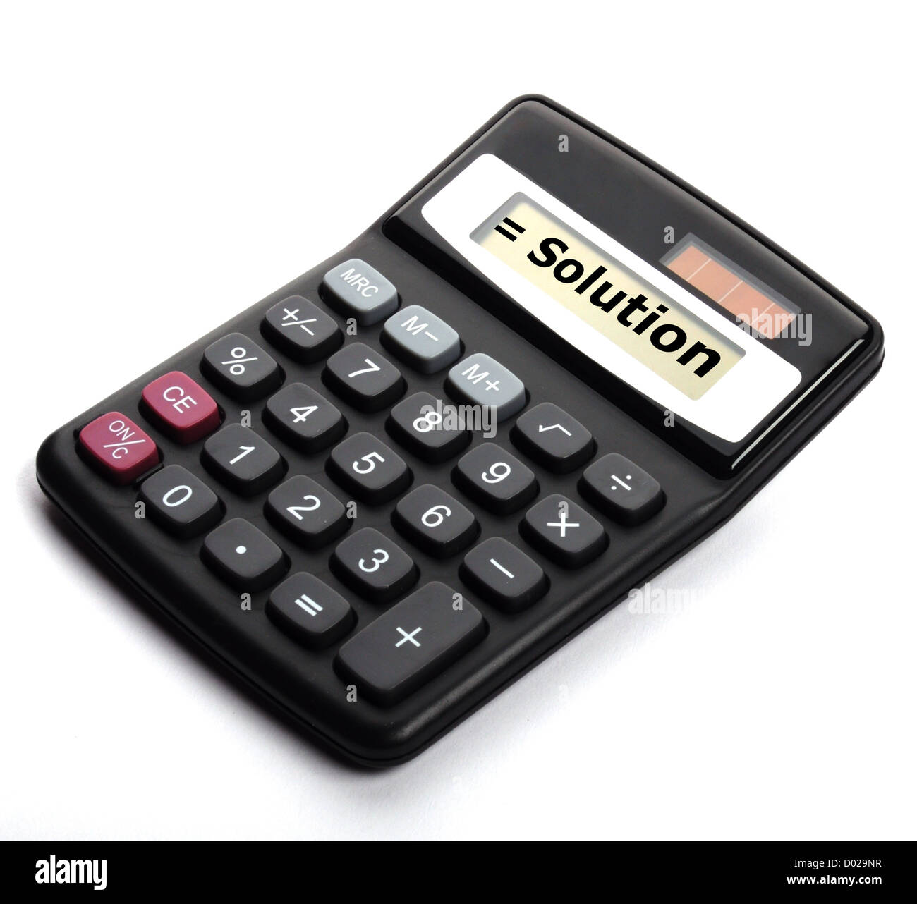 Business concept calculator Cut Out Stock Images & Pictures - Alamy